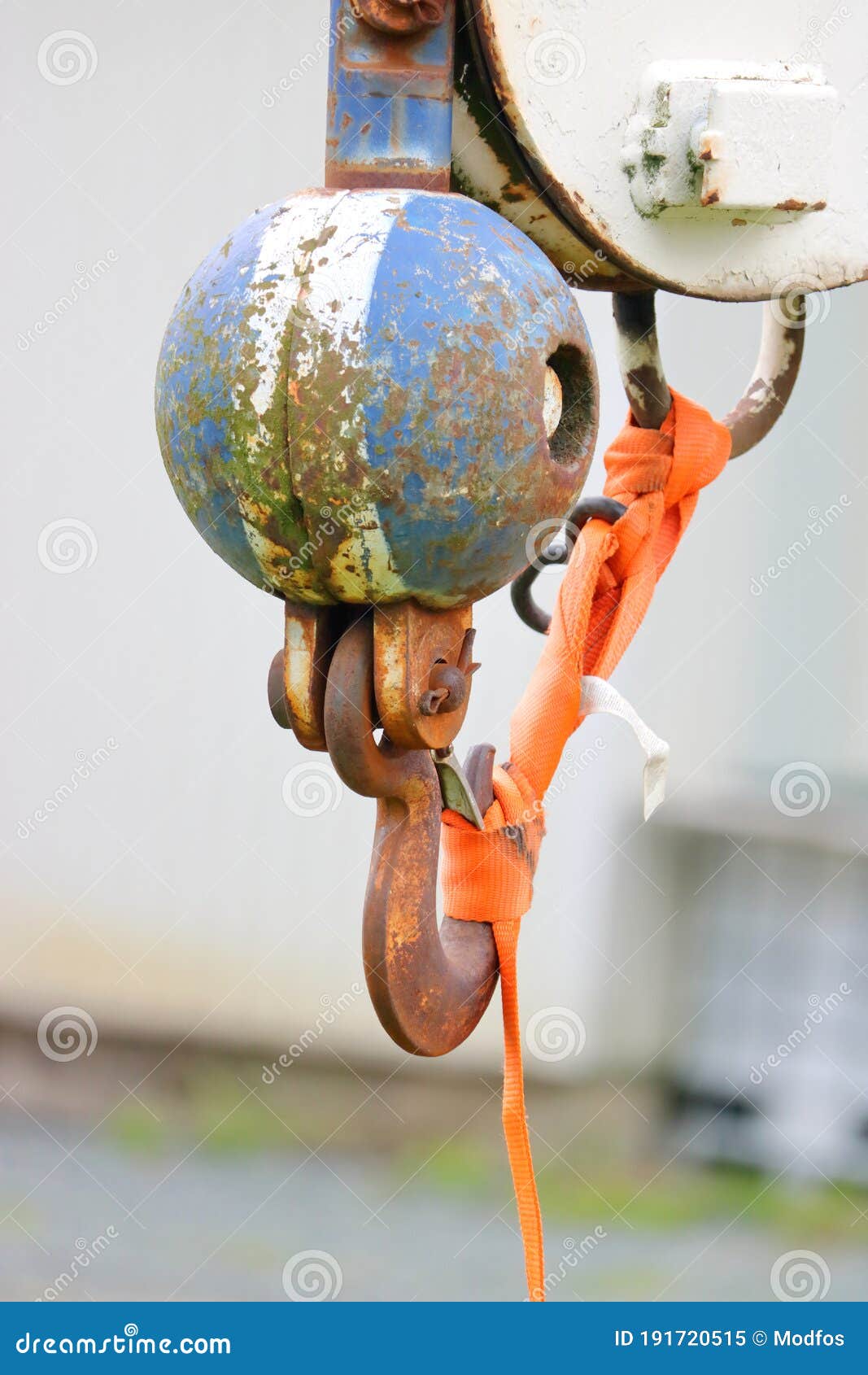 Rustic Marine Ball and Hook Stock Image - Image of detail, round: 191720515