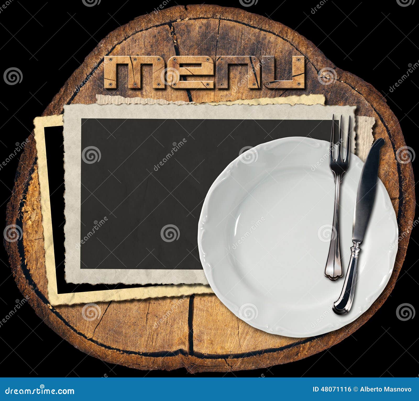 Rustic Menu Background stock illustration. Illustration of plate - 48071116