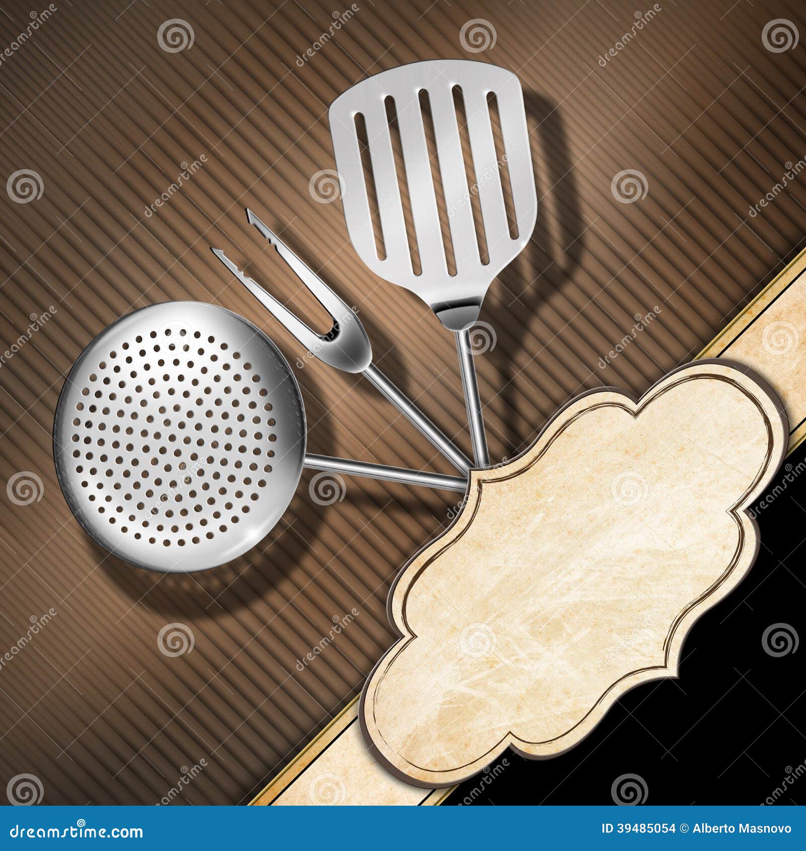Rustic Menu Illustration. Cartoon Vector | CartoonDealer.com #39526969
