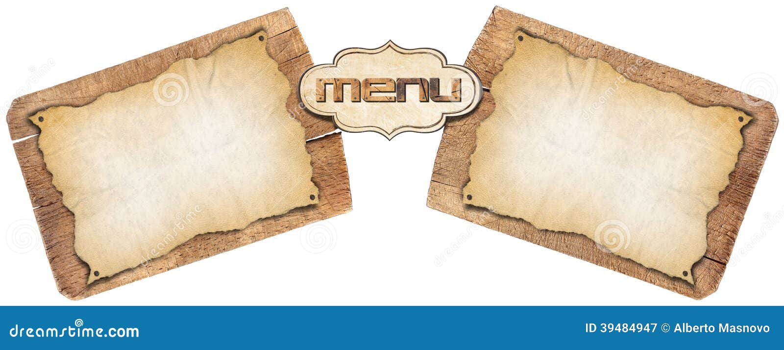 Rustic Menu Template stock illustration. Illustration of catering ...