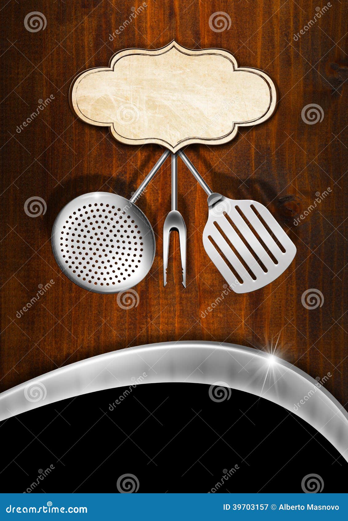 Rustic Menu Illustration. Cartoon Vector | CartoonDealer.com #39526969