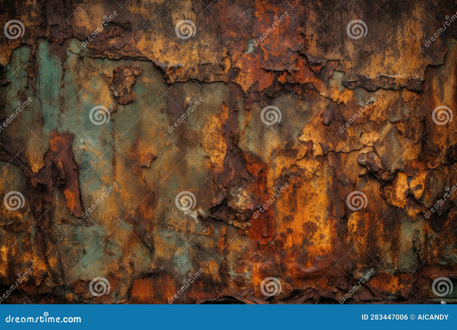 Rustic Metal Texture with a Blend of Rust, Grunge and Vintage Stock ...