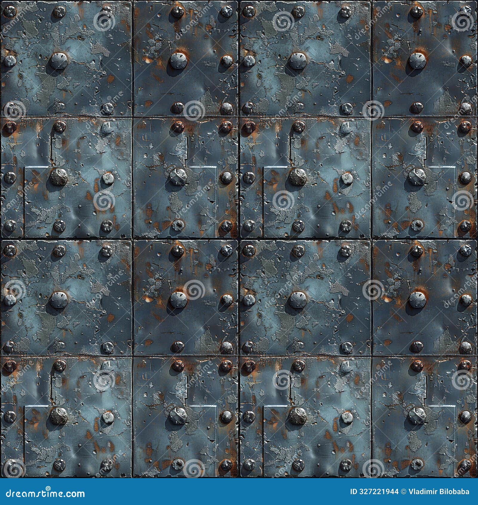 Rustic Metal Wall Panel Texture Stock Illustration - Illustration of ...