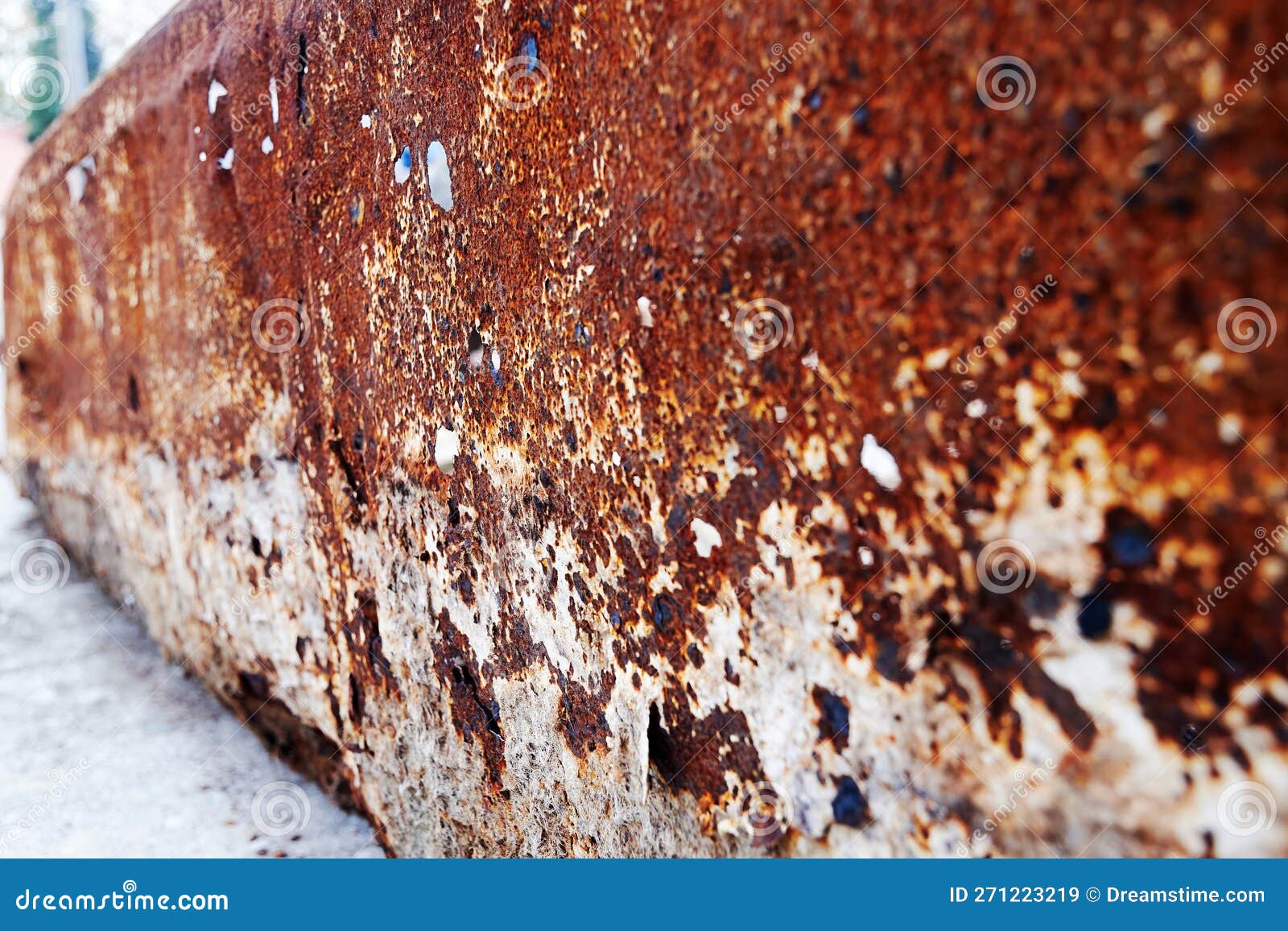 Rustic Metallic Texture of a Broken Boat Side Stock Image - Image of ...