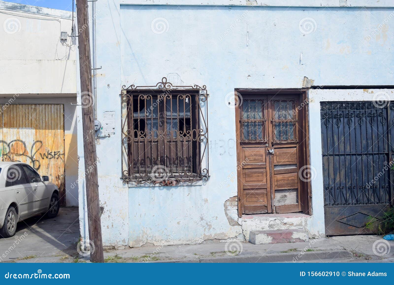 Rustic Mexican House stock photo. Image of house, building - 156602910