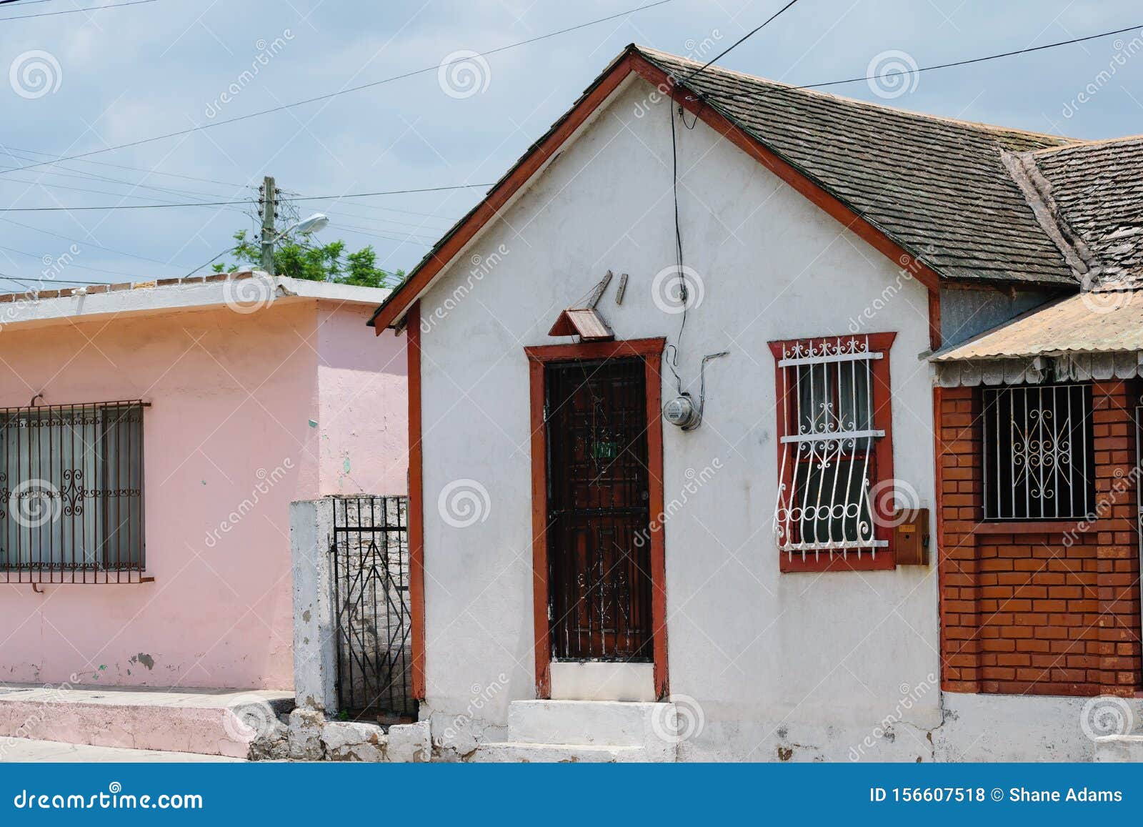 Rustic Mexican House stock photo. Image of border, mexico - 156607518