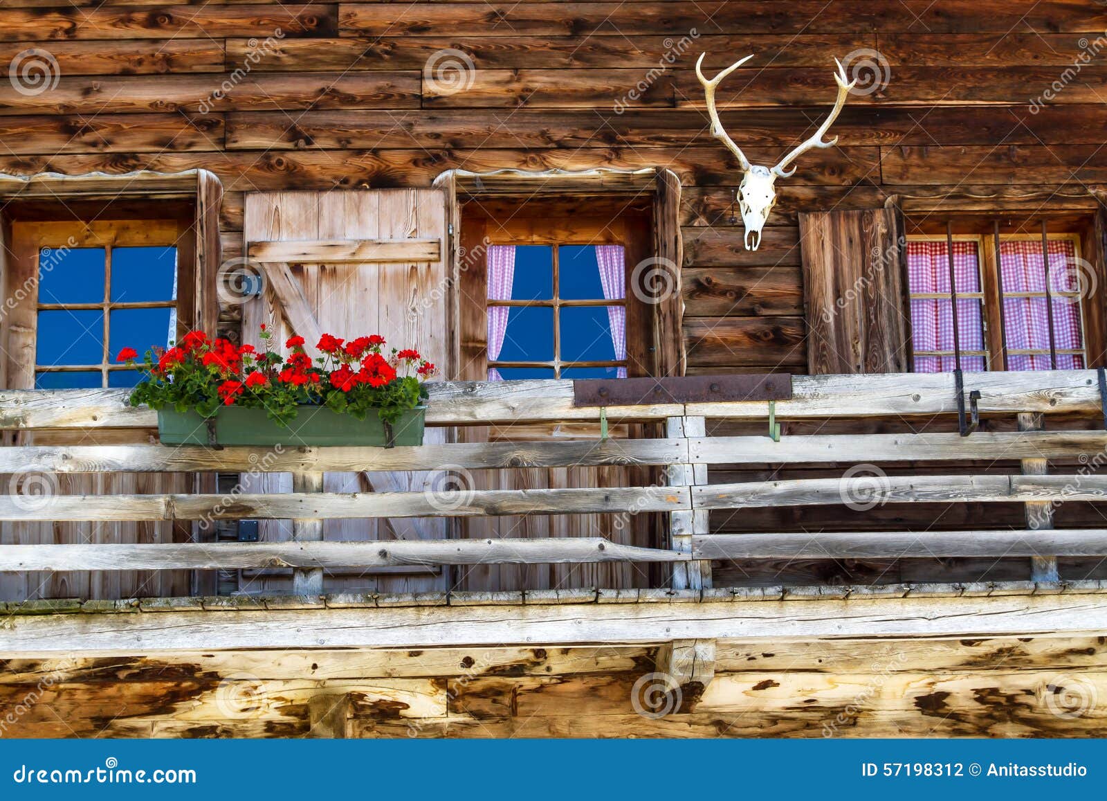 Rustic Old Alpine Hut stock photo. Image of black, architecture - 57198312