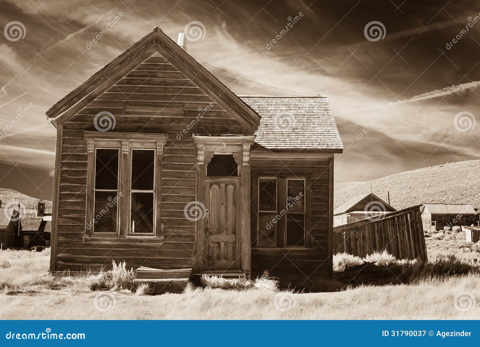 Rustic old house stock image. Image of frontier, californian - 31790037