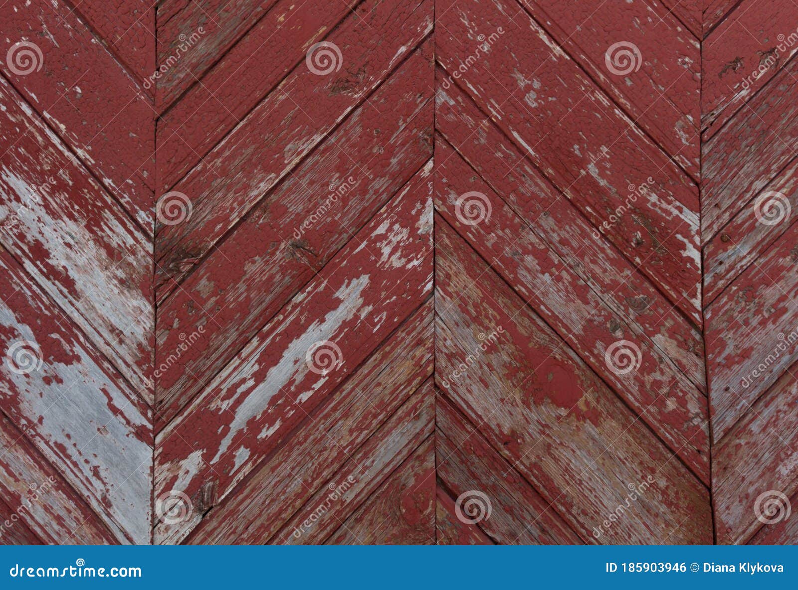 Rustic Old Red Wood Paint Wall Texture. Grunge and Vintage Backgorund ...