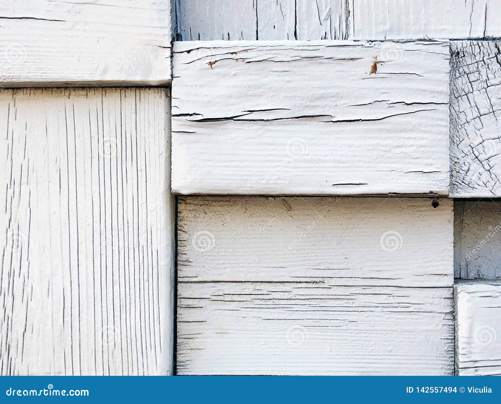 Rustic Old Shabby White Wood Board Wall Background Stock Photo - Image ...