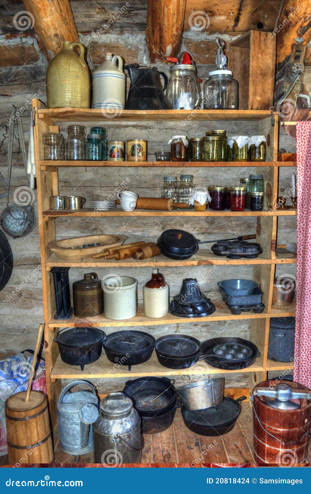 Rustic Cabin Shelves