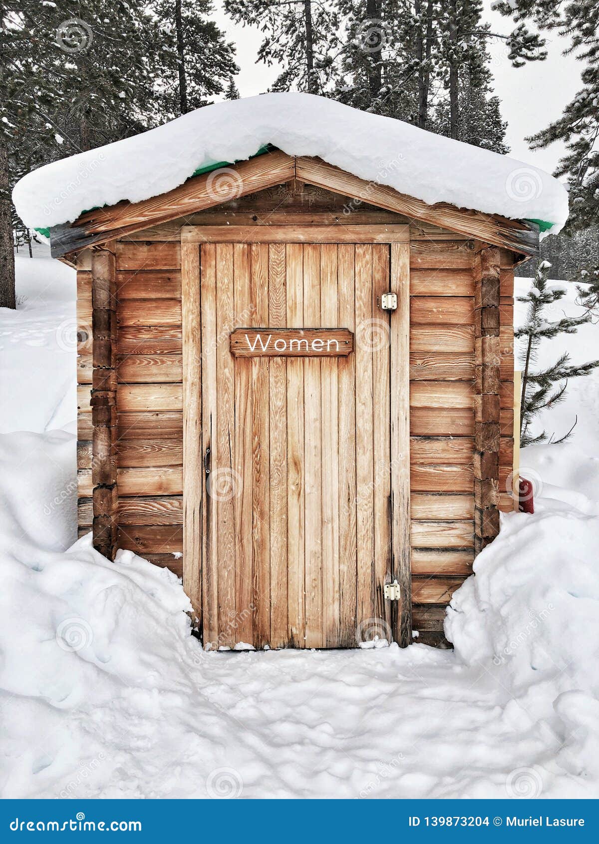 Rustic outhouse stock photo. Image of winter, house - 139873204