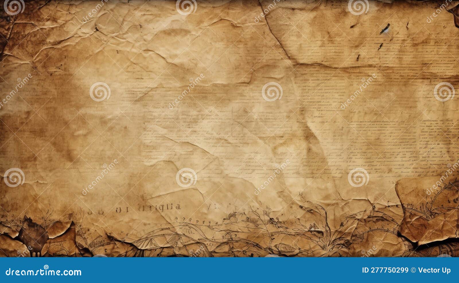 Rustic Paper Background. Generative AI Stock Illustration ...