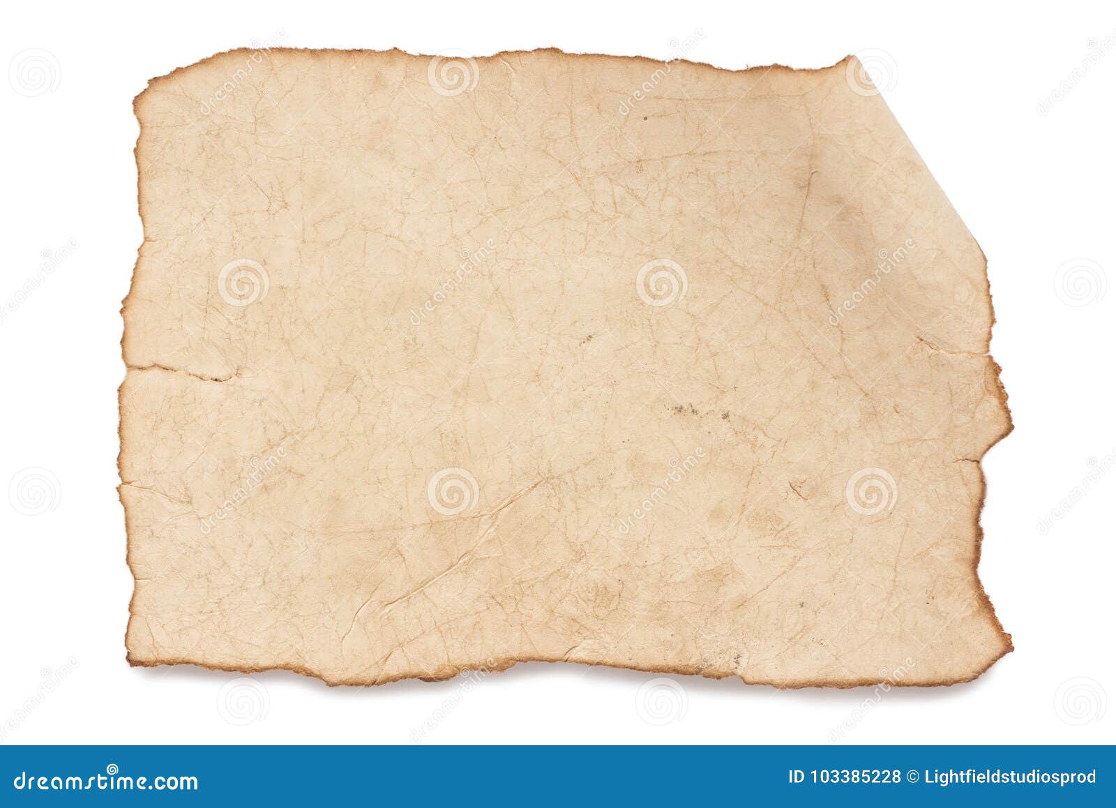 Rustic paper stock photo. Image of sheet, crumpled, background - 103385228