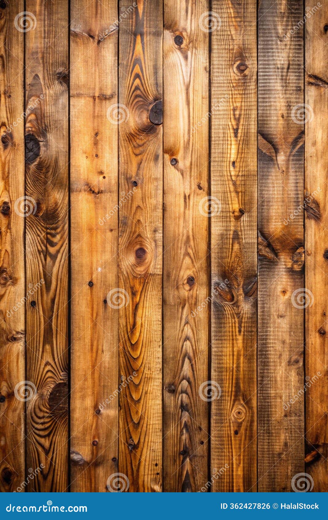 Rustic Plank Panel with Wood Texture Wall Background Stock Illustration ...