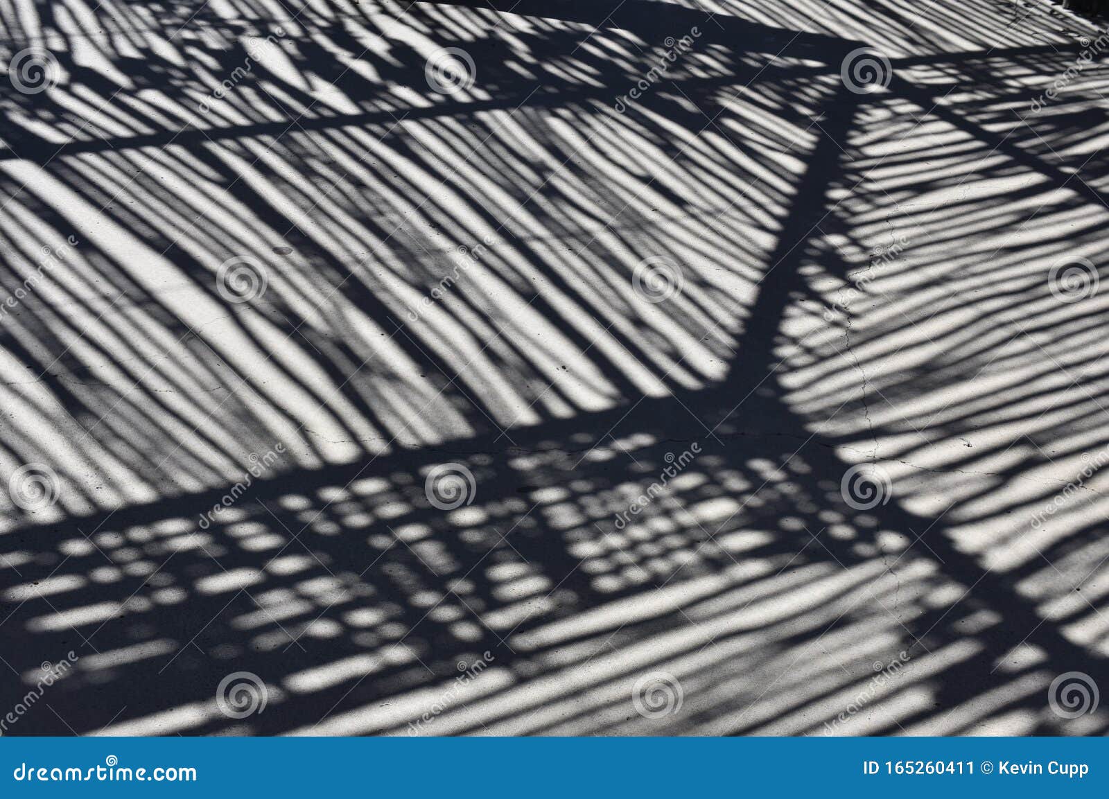 Rustic Pole Shadow on Concrete Stock Image - Image of botanical, grille ...