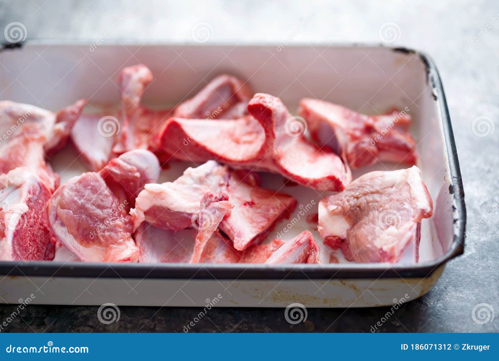 Rustic Pork Bones Flavoring Ingredient Stock Photo - Image of bones ...