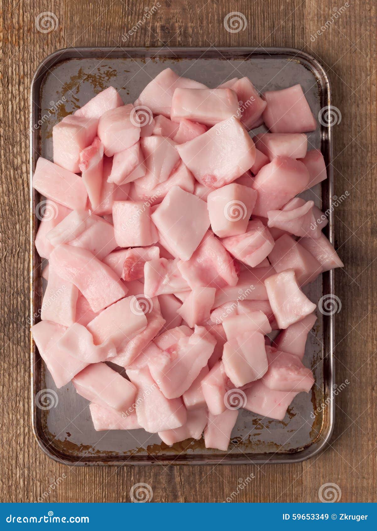 Rustic pork fat cube stock image. Image of cholesterol - 59653349
