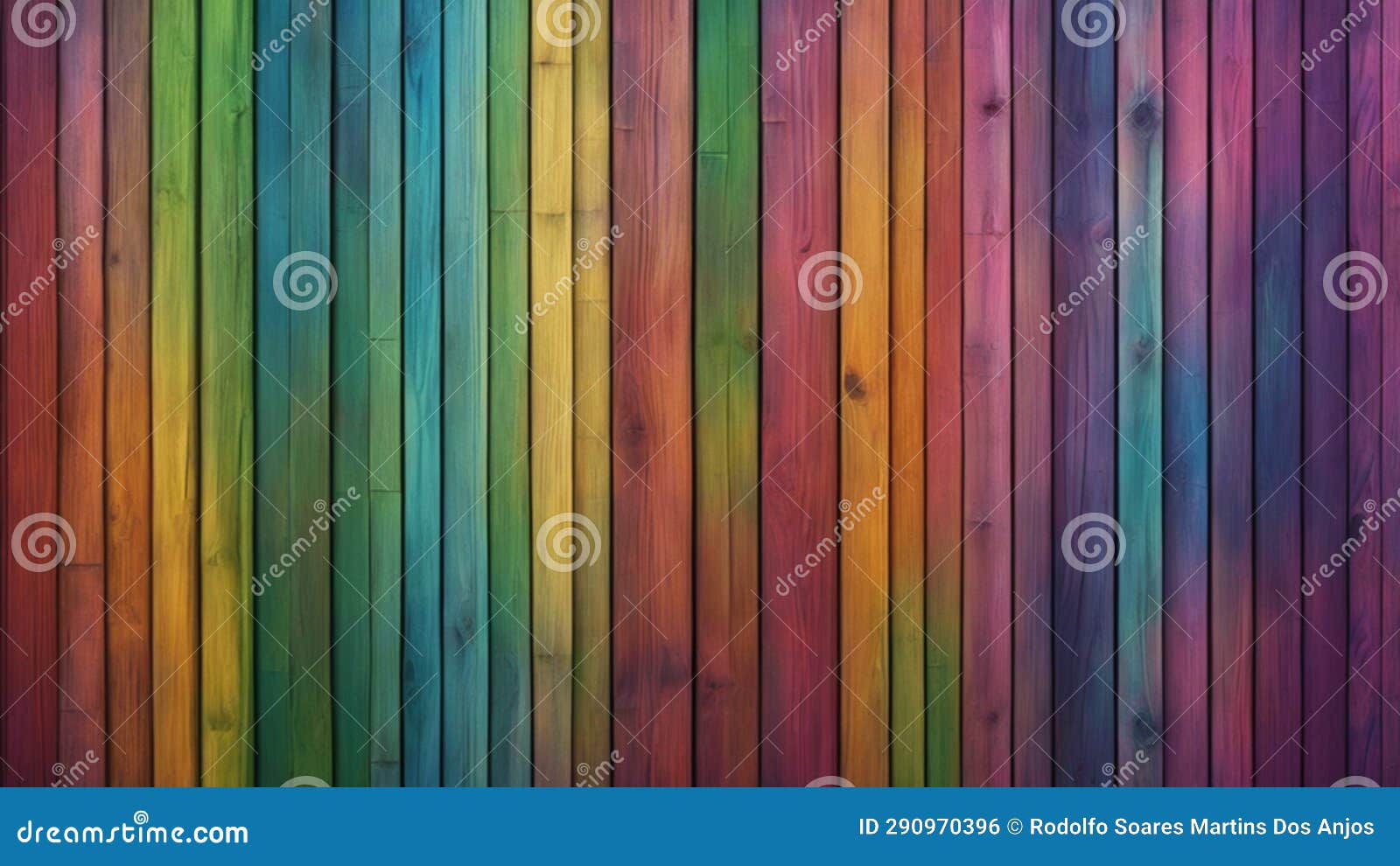 Rustic Rainbow Painted Wooden Wall Texture Ai Generated Stock ...