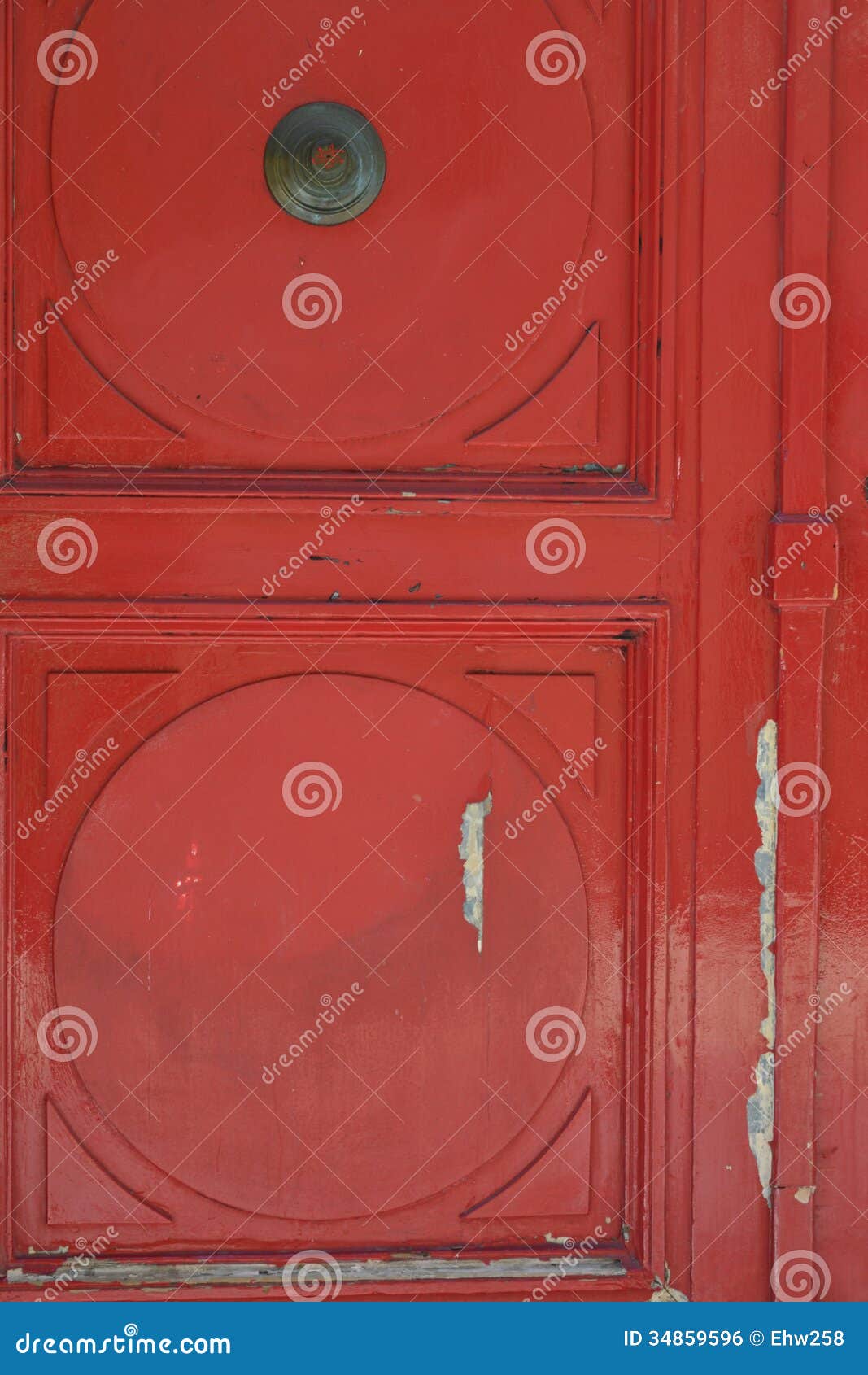 Rustic Red Front Door stock photo. Image of ornate, home - 34859596