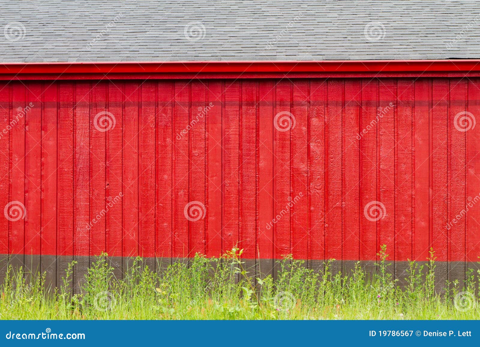 Rustic Red and Gray Building Backdrop Stock Image - Image of ...