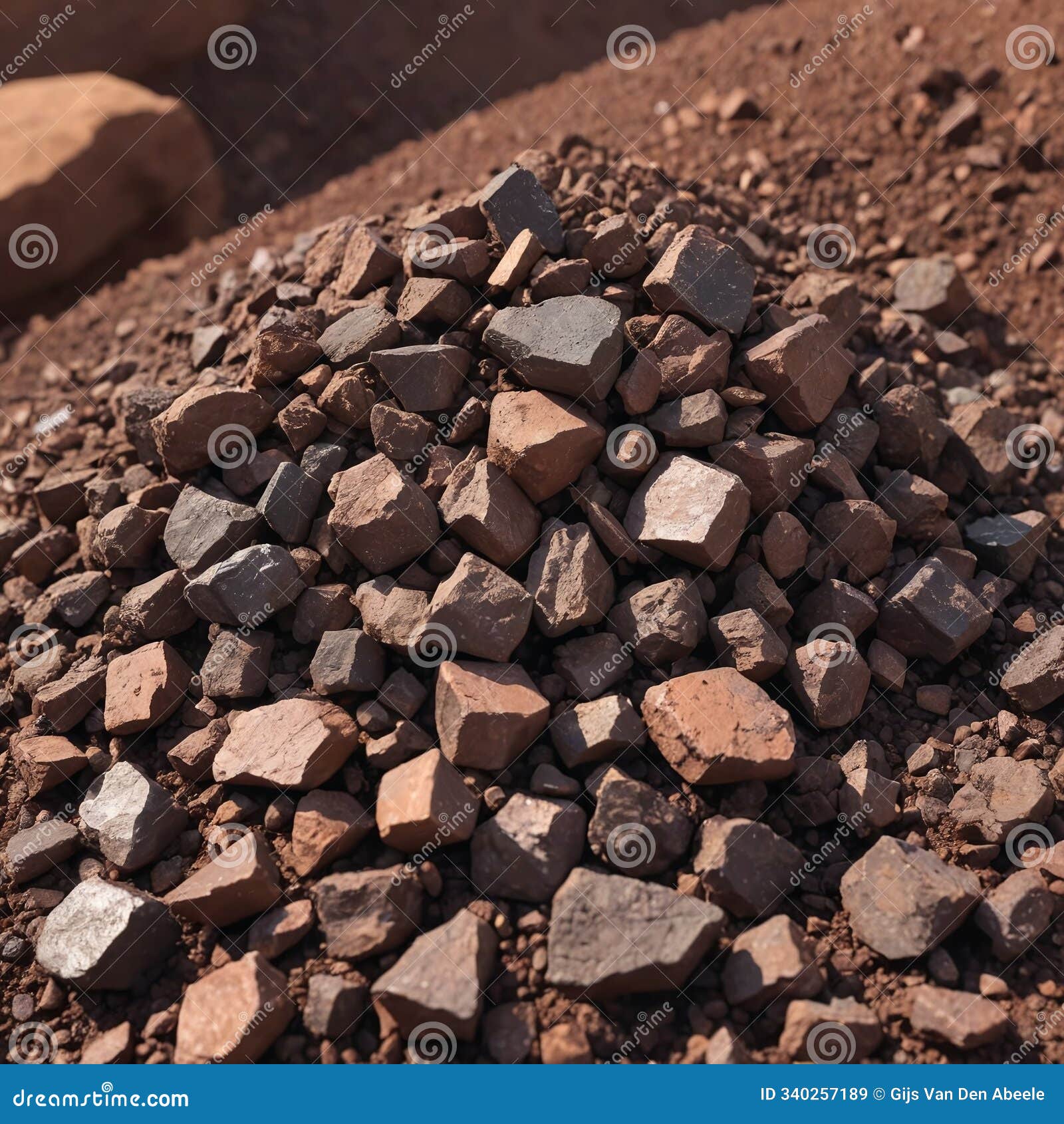 Rustic Red Iron Ore Texture Background Stock Illustration ...
