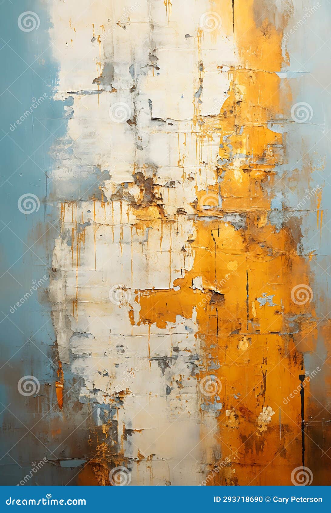 Rustic Reflections: a Colorful Composition of Metal, Rust, and P Stock ...