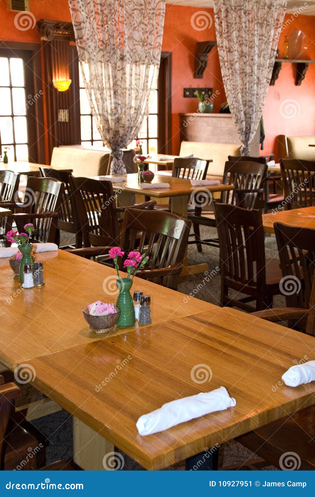 Rustic restaurant dining stock image. Image of orange - 10927951