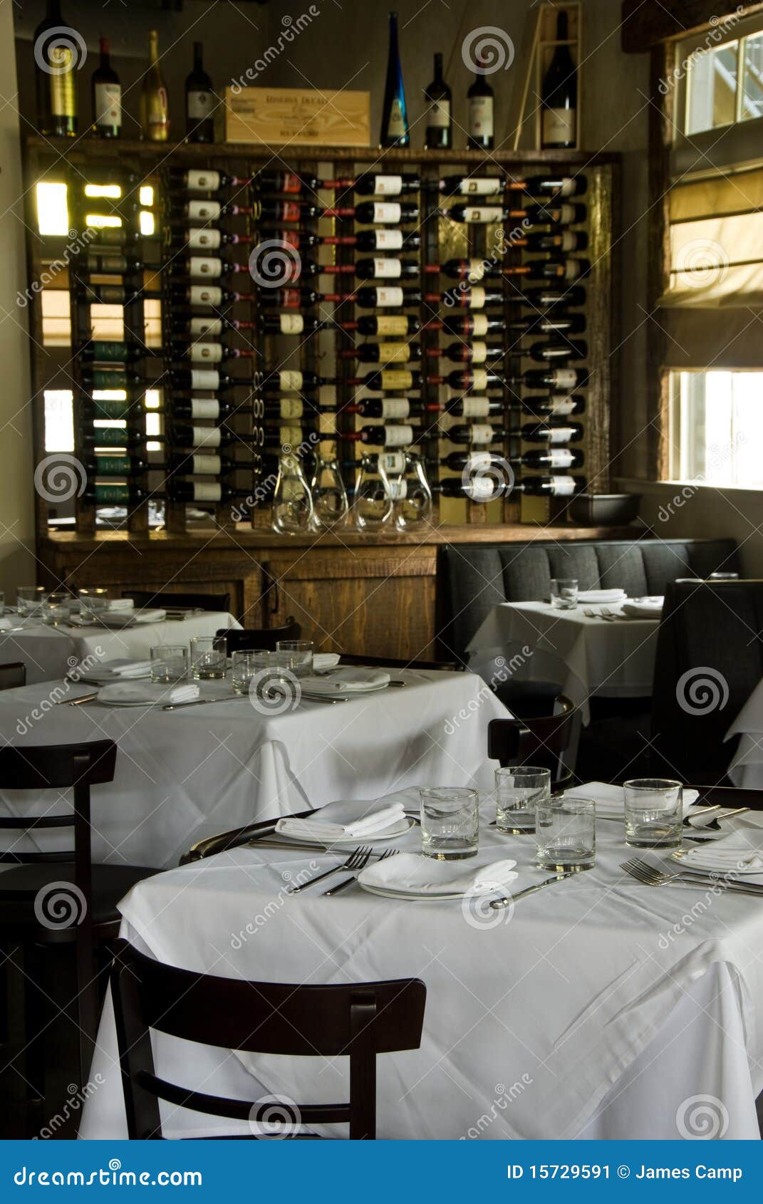 Rustic Restaurant Table Stock Photography | CartoonDealer.com #29480090