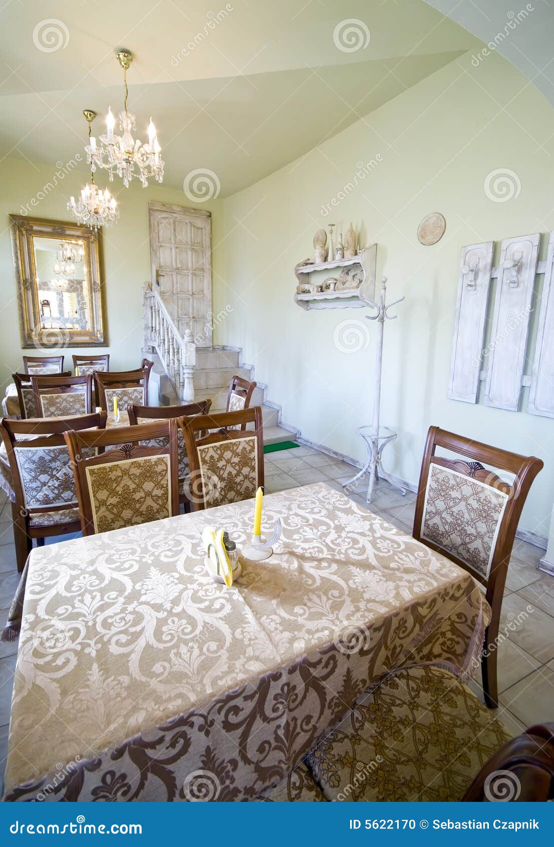 Rustic restaurant interior stock photo. Image of decor - 5622170