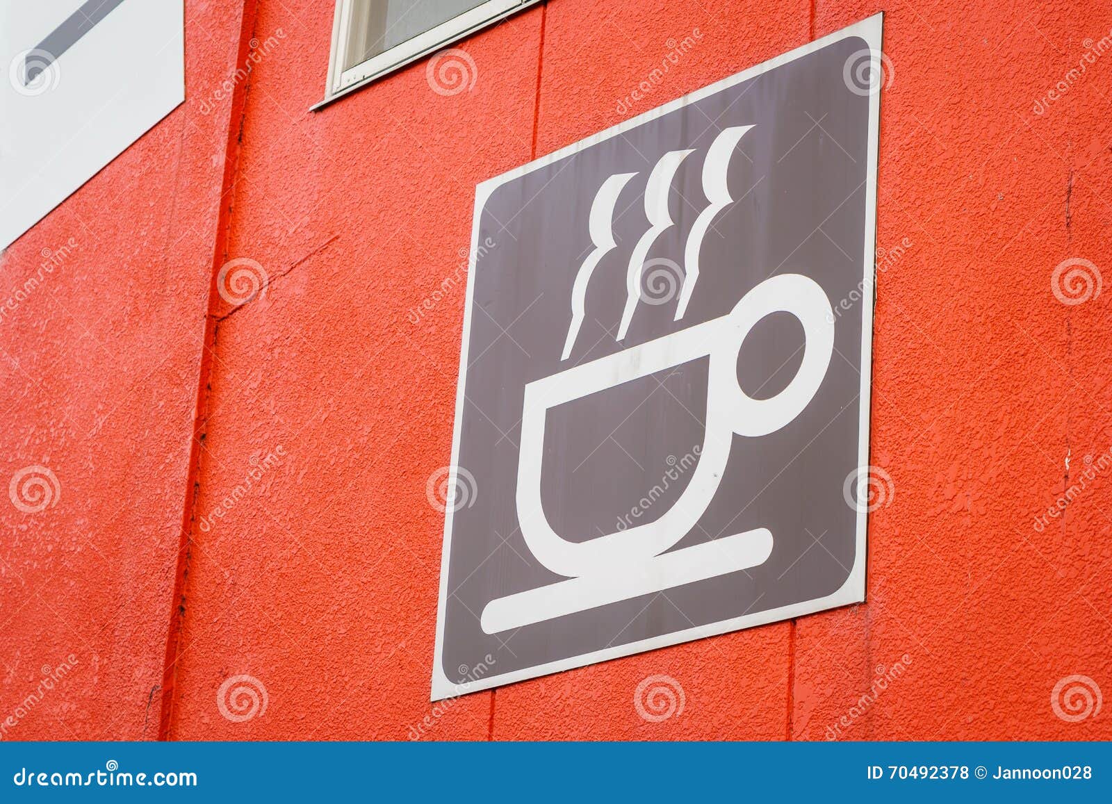 Rustic Retro Coffee Shop Sign. Stock Photo - Image of rustic, coffee ...