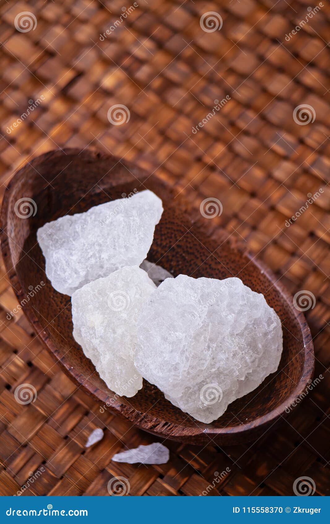 Rustic Rock Sugar Food Ingredient Stock Photo - Image of white, rustic ...