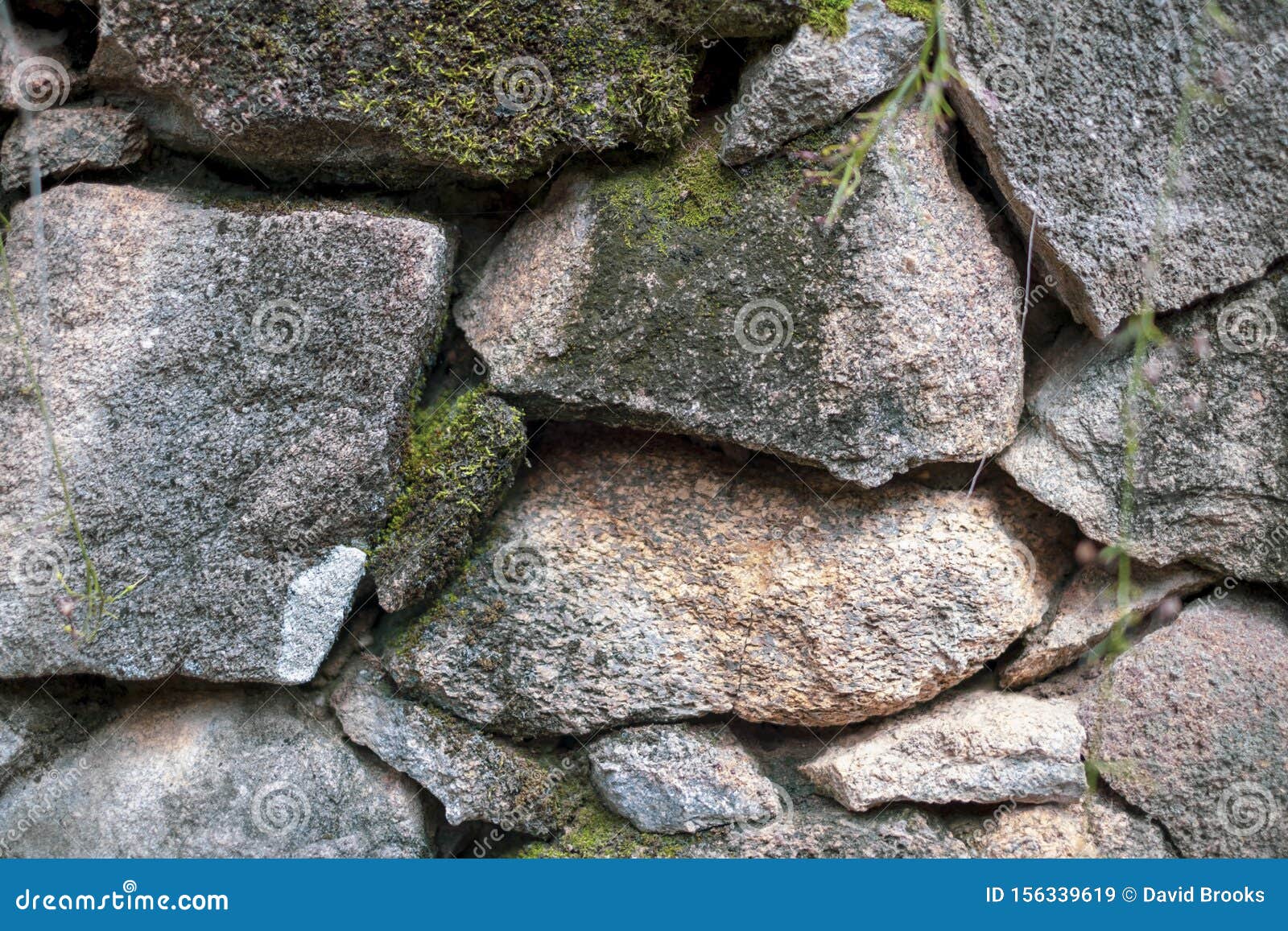 Rustic rock wall stock image. Image of gray, white, natural - 156339619