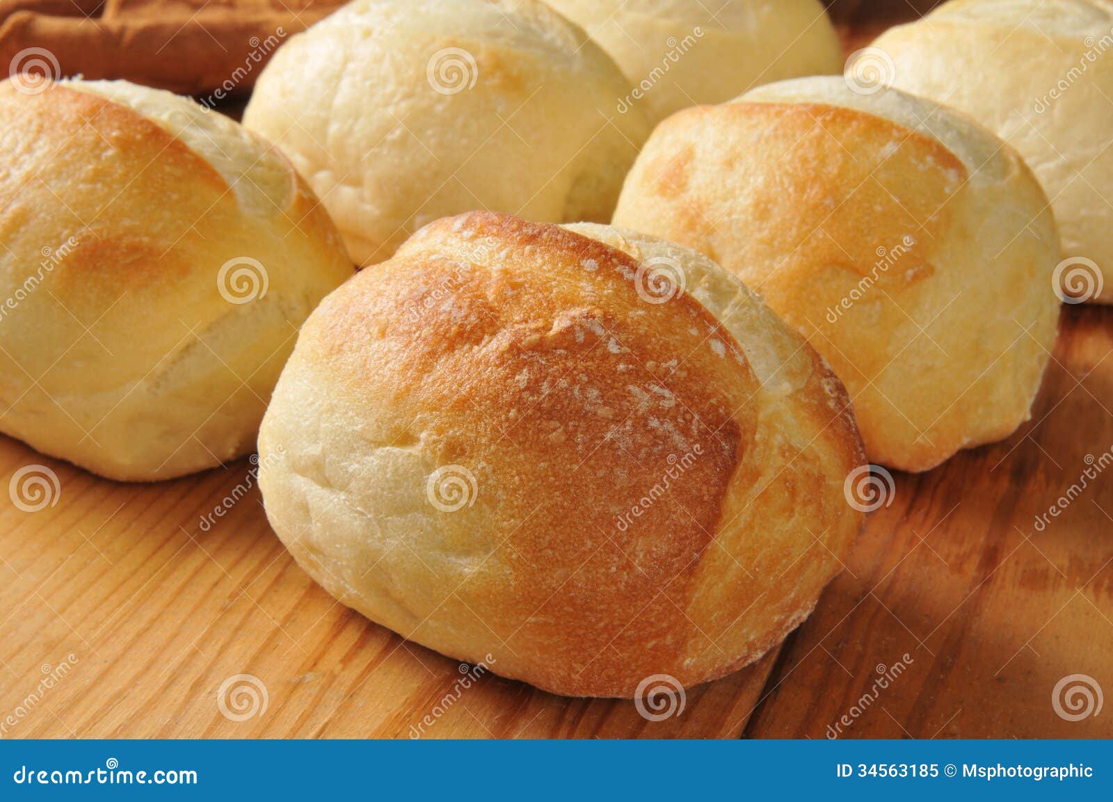 Rustic rolls stock image. Image of rustic, buns, baked - 34563185