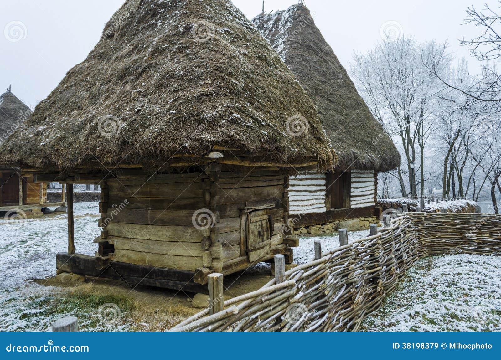 Rustic Romanian House stock image. Image of exterior - 38198379