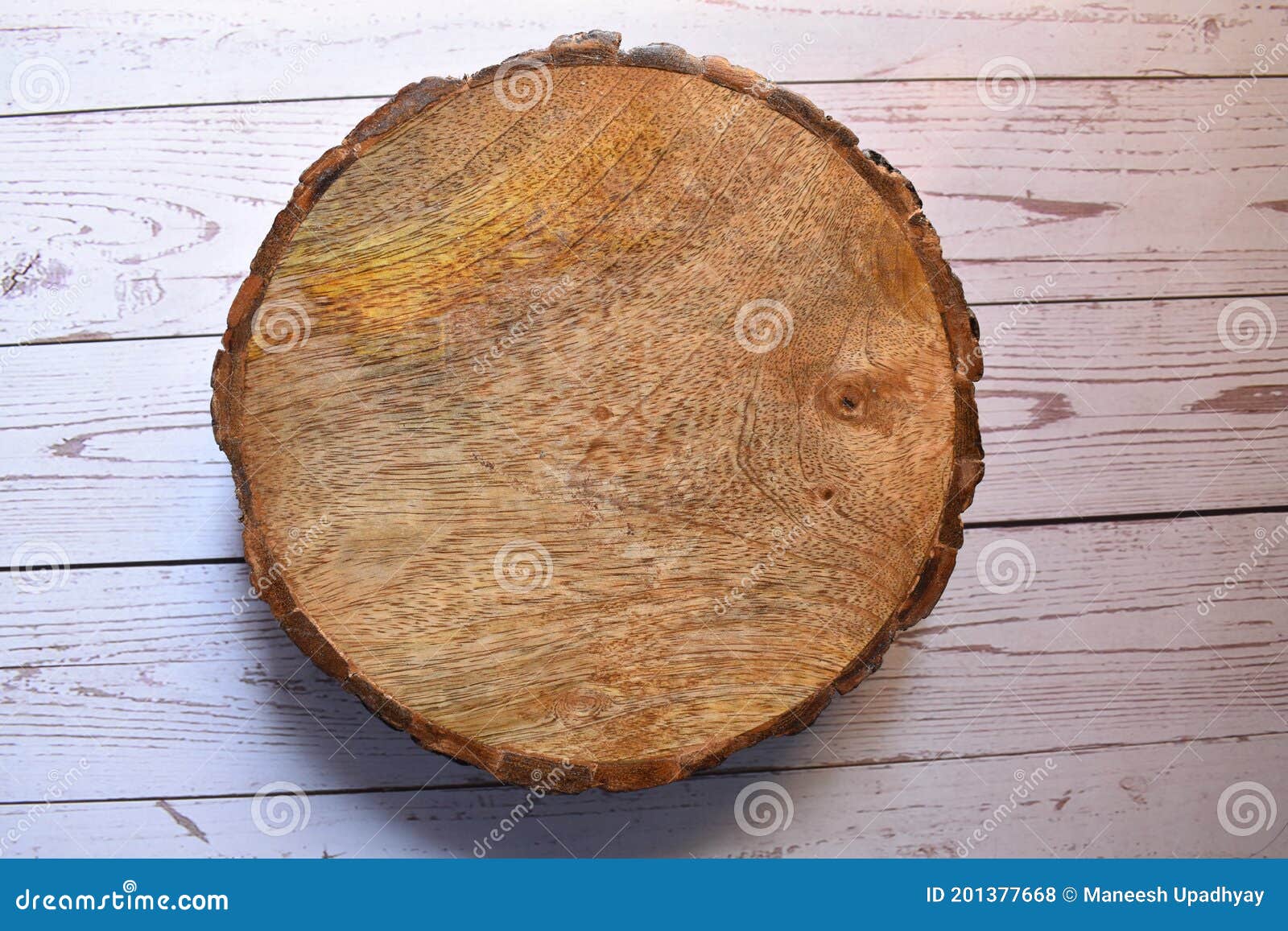 Rustic Round Cut Tree Stump Stock Photo - Image of circular, core ...