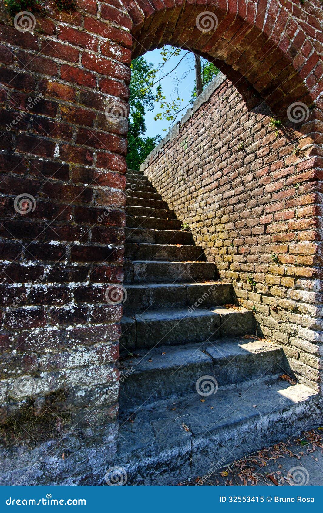 Rustic ruin stairs stock image. Image of city, historic - 32553415