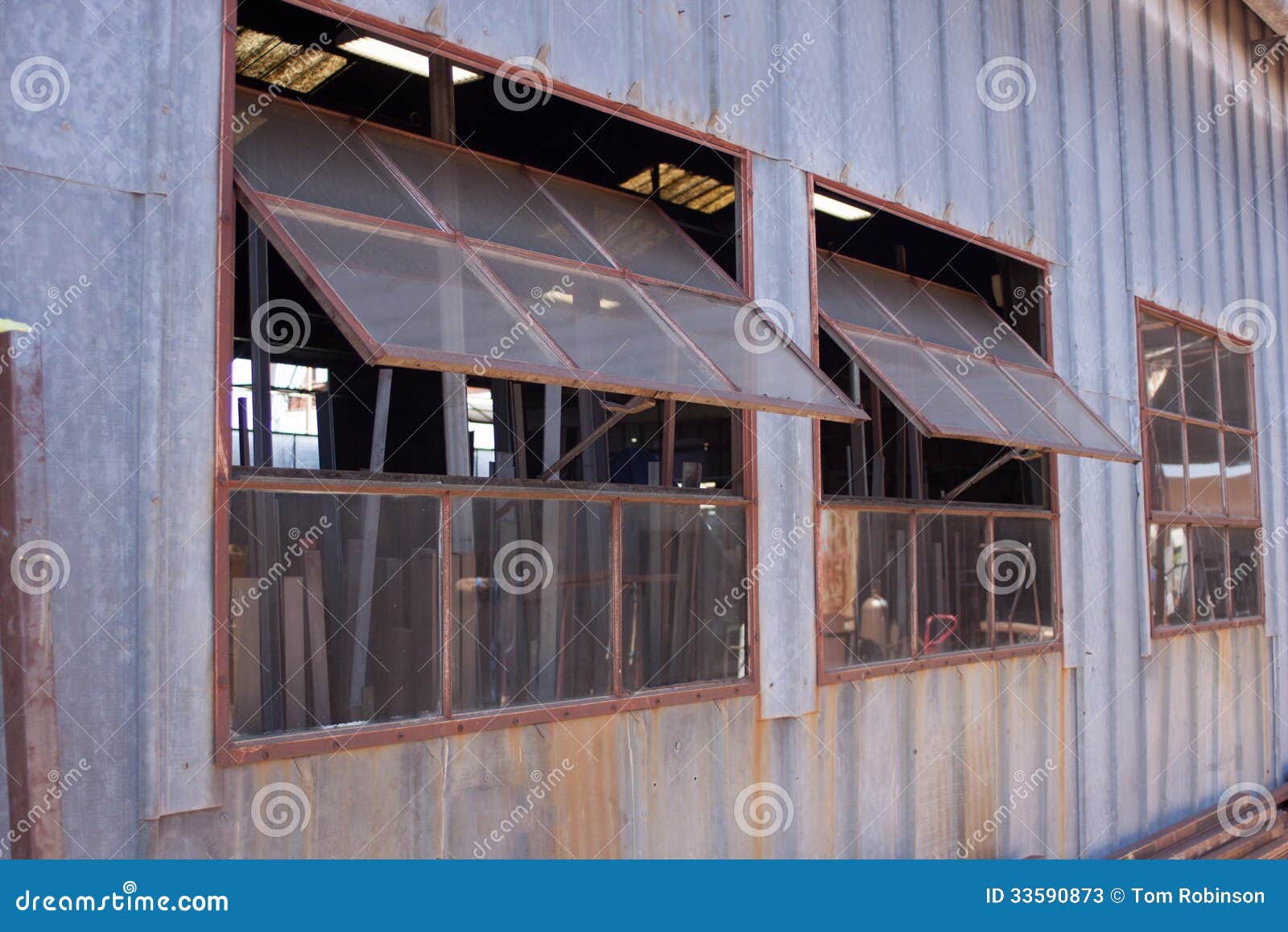 Rustic Shop Windows stock image. Image of steel, building - 33590873