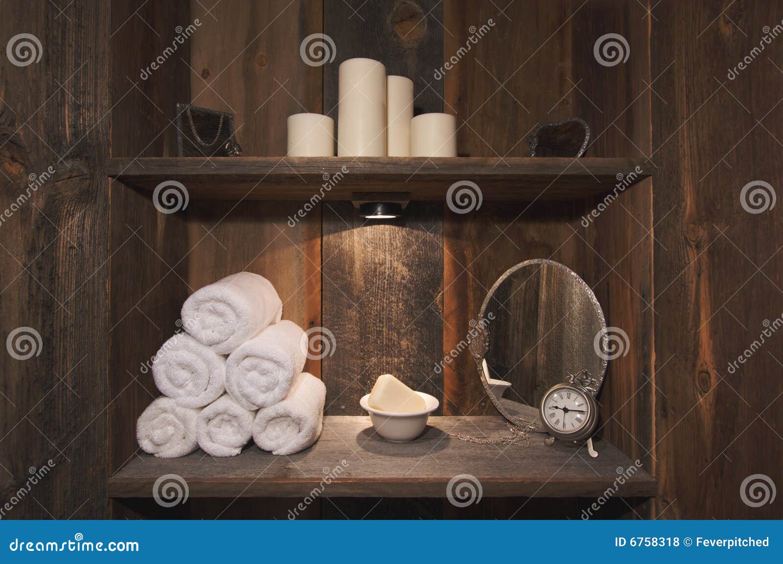 Rustic Spa Scene stock photo. Image of wealth, rustic - 6758318