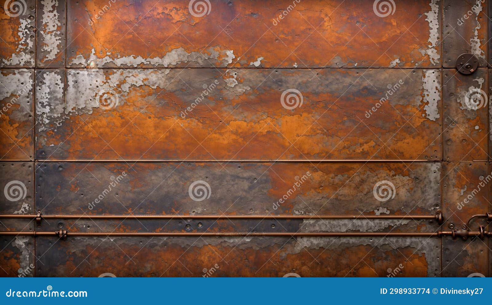 Rustic Steel Background Texture. Ai Generated Stock Illustration ...