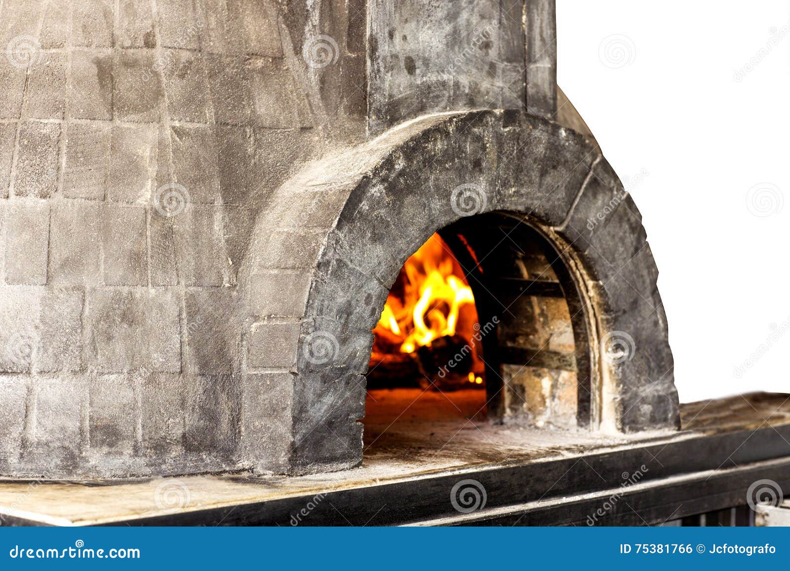 Rustic stone oven stock photo. Image of roast, gray, natural - 75381766