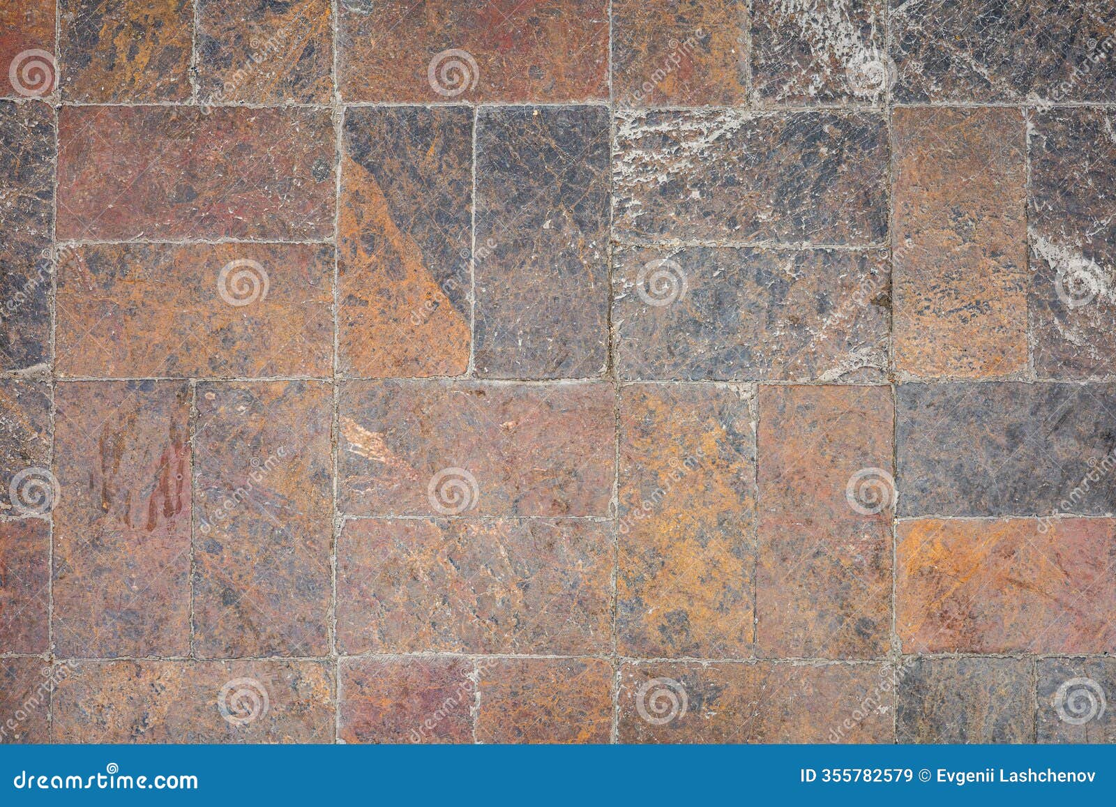 Rustic Stone Tile Surface with Natural Texture and Earth Tones Stock ...