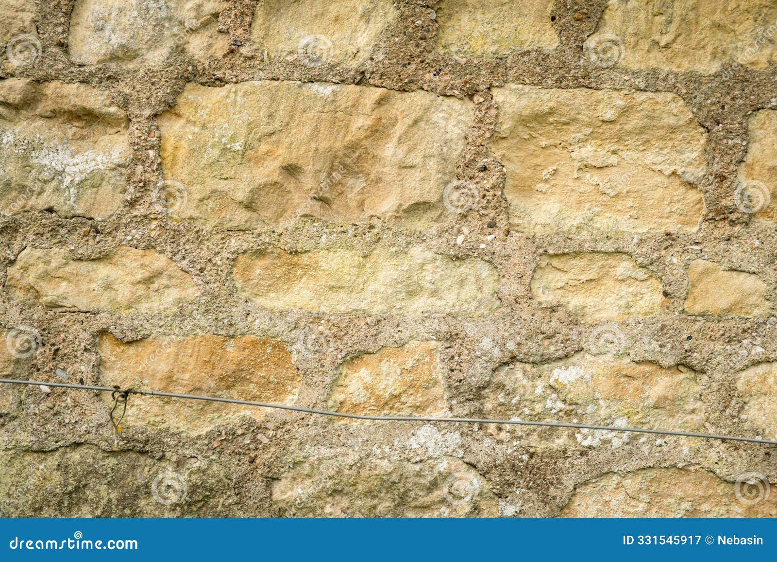 Rustic Stone Wall Background with Weathered Texture and Visible Mortar ...
