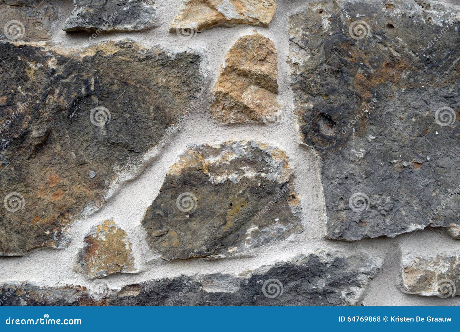 Rustic Stone Wall stock photo. Image of natural, walkway - 64769868