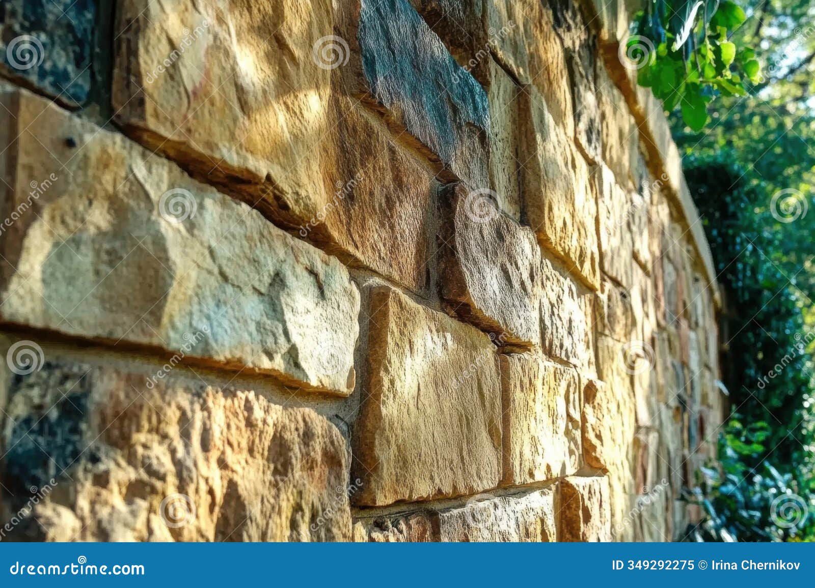 Rustic Stone Wall in Nature for Architectural and Design Inspiration ...