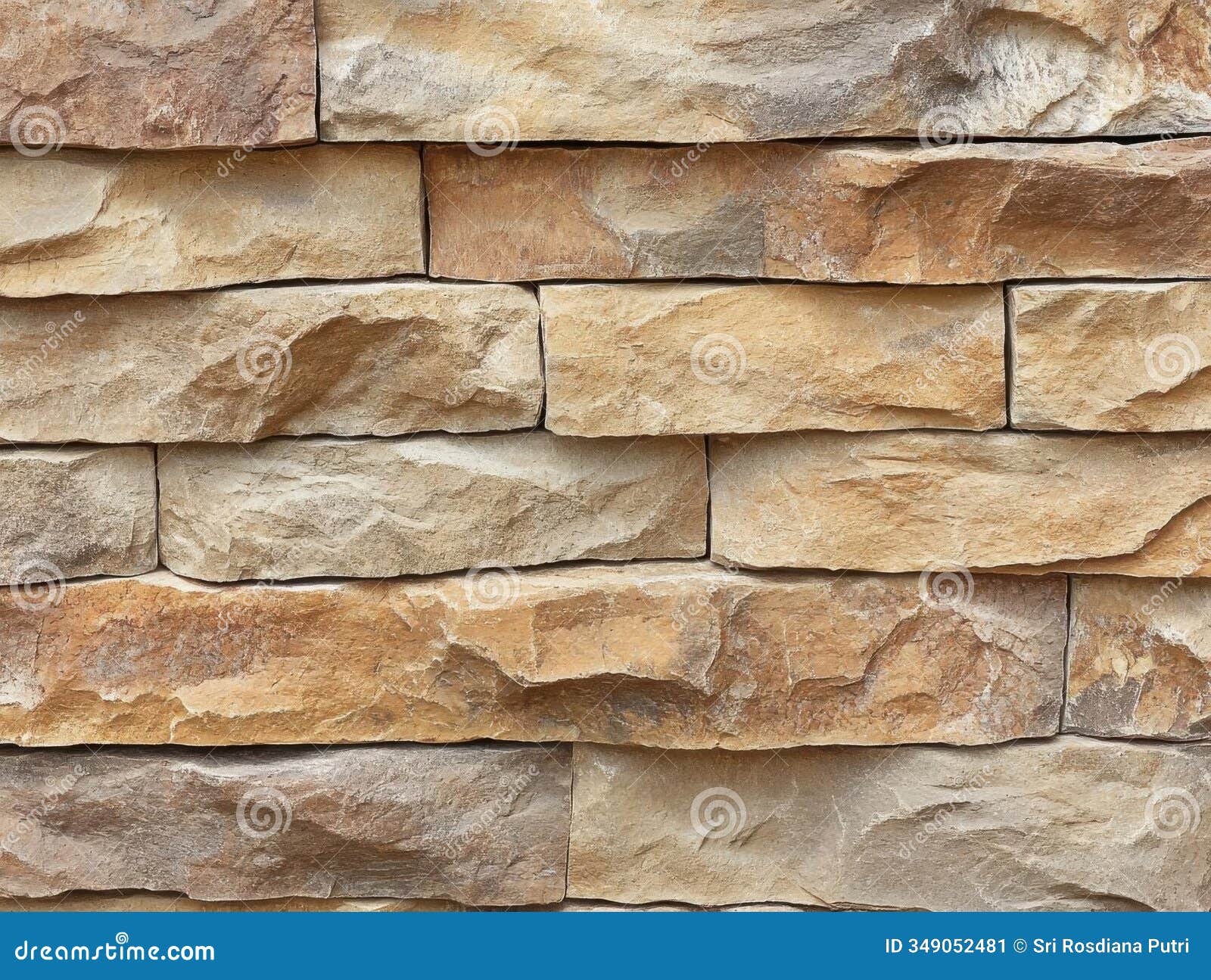 Rustic Stone Wall, Texture, Design, and Appeal Stock Illustration ...