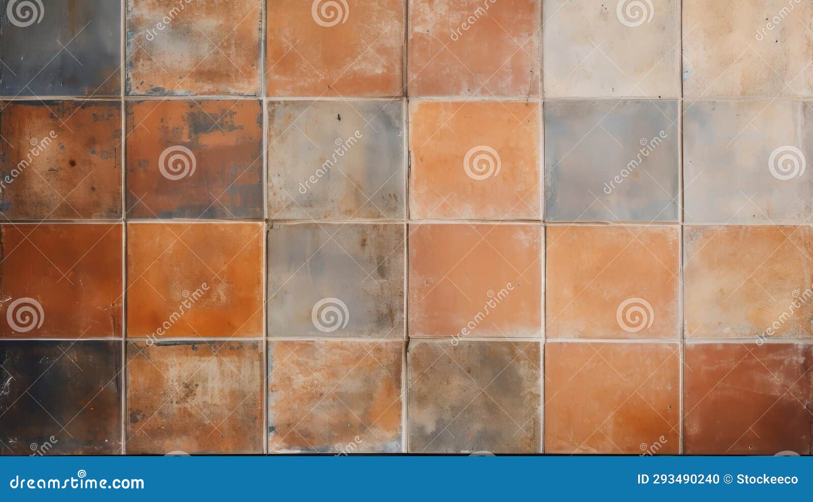 Rustic Style Tile in Orange and Beige for Kitchen Floors and Walls ...