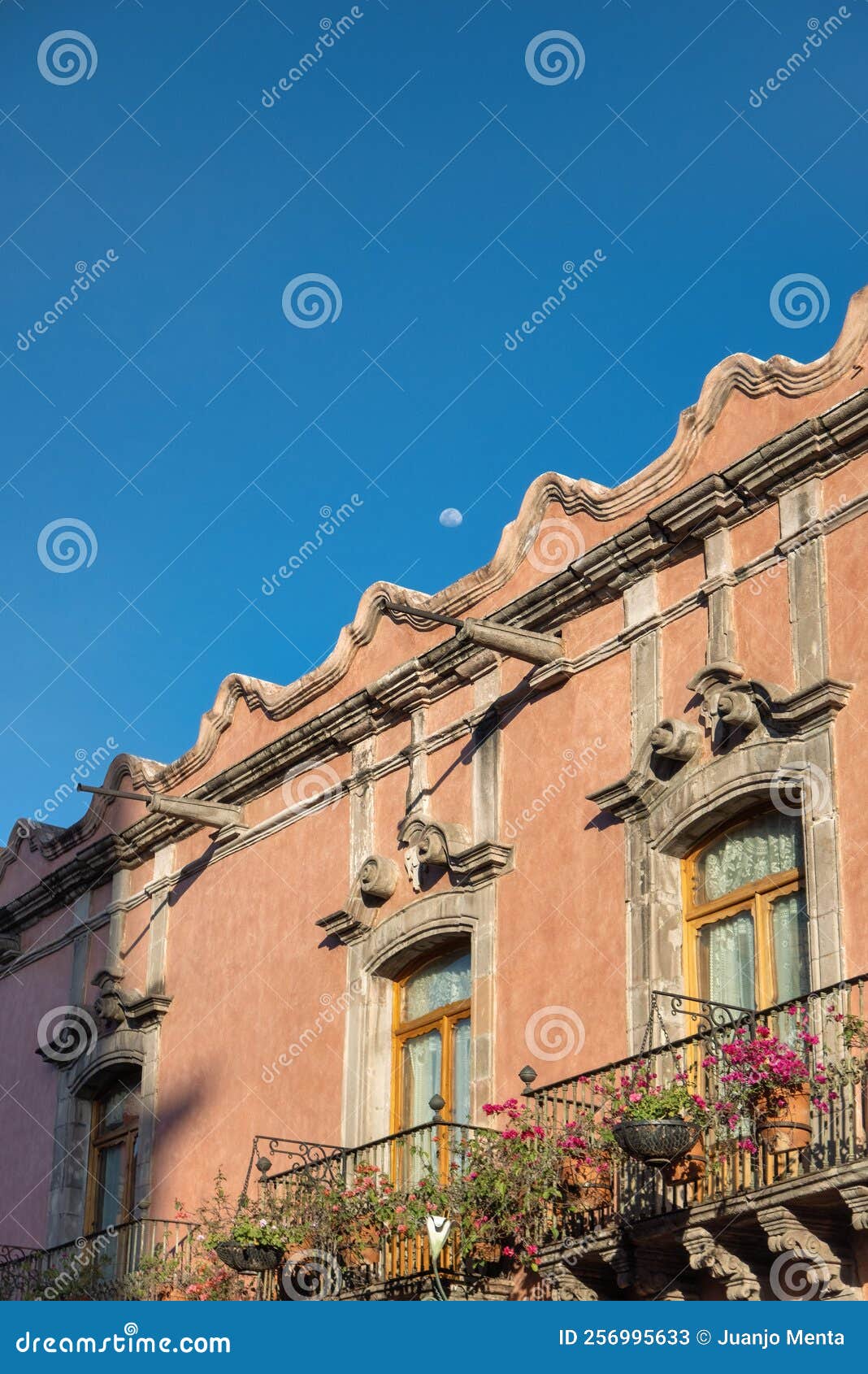 Rustic Style Windows in Queretaro, Mexico Stock Image - Image of ...