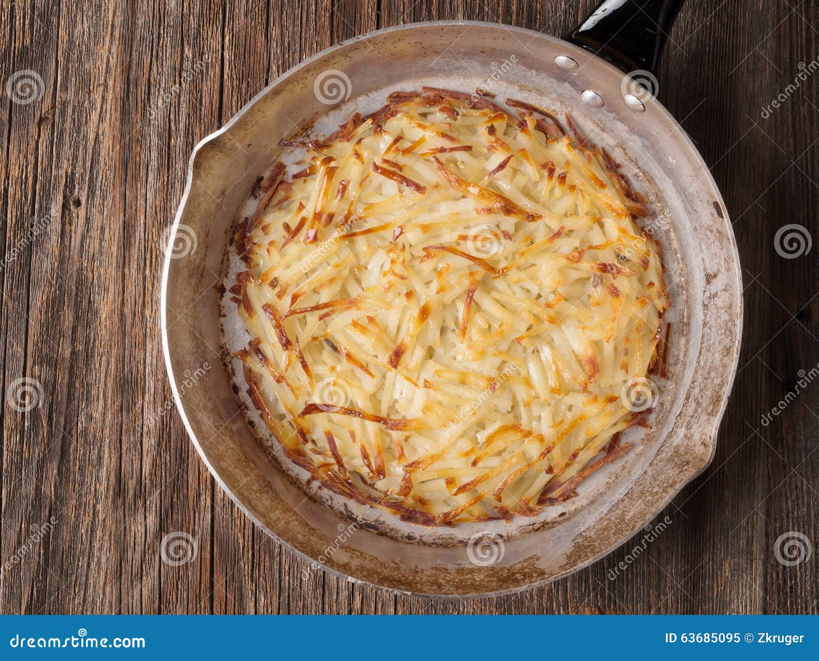 Rustic swiss potato rosti stock image. Image of dish - 63685095