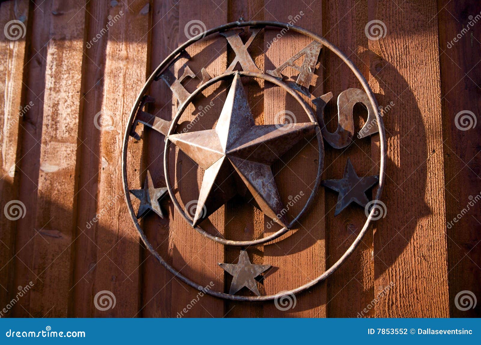 A Rustic Texas Star Hanging Stock Photo - Image of brown, rustic: 7853552